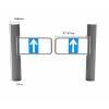 Quality Supermarket Entrance Turnstile , Mechanical Supermarket Swing Gate for sale