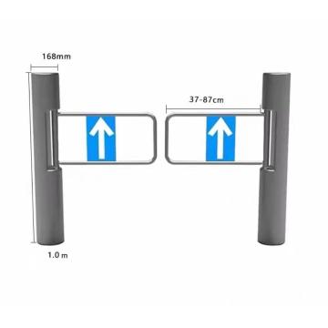 Quality Supermarket Entrance Turnstile , Mechanical Supermarket Swing Gate for sale