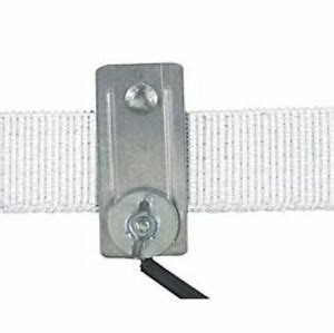 Quality Galvanized Polytape 43g Electric Fence Connectors for sale