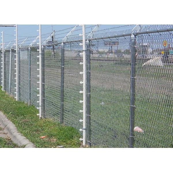 Quality Electric Security 1.8 M Chain Link Fence Vinyl Coating for sale