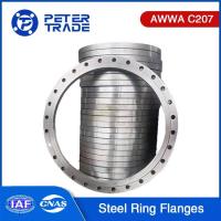 Quality Carbon Steel / Stainless Steel AWWA C207 Class E Steel Ring Flange 275PSI 100MM for sale