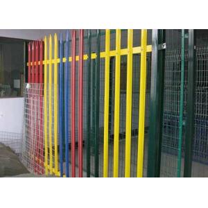 Quality H2.7m Welded Wire Mesh Fence D Section Palisade Fencing for sale