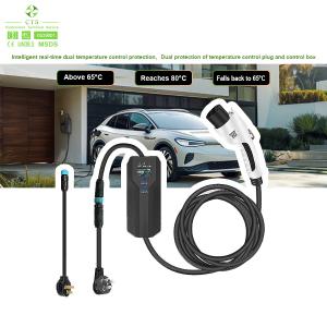Quality Type 1 Type 2 16A 32A AC Portable EV Charger with CCS2 Connector and Surge for sale