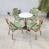 Quality Waterproof UV-resistant Outdoor Garden Chair with Aluminum Frame and PE Rattan for sale
