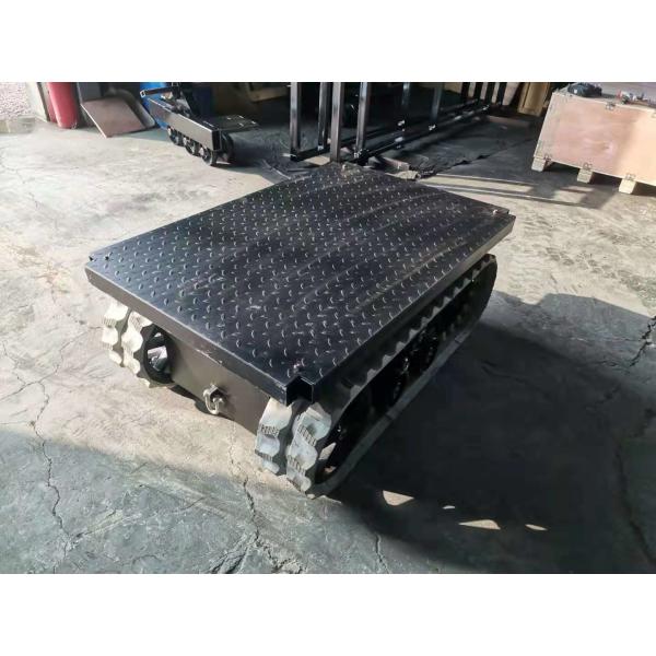Quality Engineering Machinery Small Rubber Track Undercarriage With Platform Loading for sale