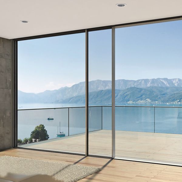 Quality Slim Light Profile Aluminum Sliding Door with 10 Years Warranty for Commercial and Residential Use for sale