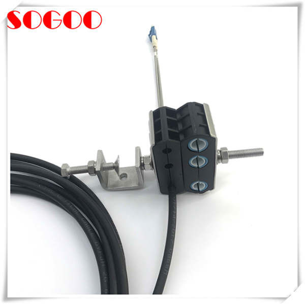 Quality M8 Threaded Hole Feeder Cable Clamp For ZTE Huawei Base Station CE / RoHS for sale