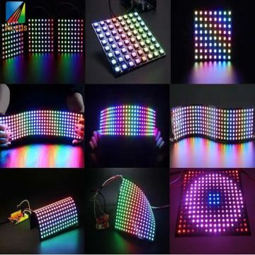 Quality 8x8 RGB LED Matrix Panels , LED Pixel Screen APA102C WS2812B SK6812 for sale