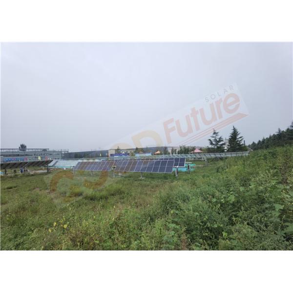 Quality 1000V Single Axis Solar Tracker 37m/S Wind Load Backtracking for sale