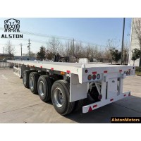 Quality 4 Axle Flatbed Trailer with 12 Locks for Rwanda – Factory Price for sale