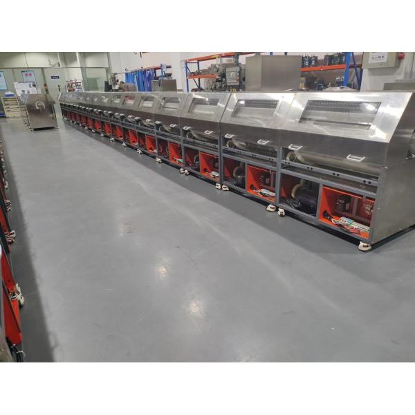 Quality PLC Touch Screen Control Rotary Cage Soft Capsule Tumbler Unit With Four 50kg Tumbler Cages for sale