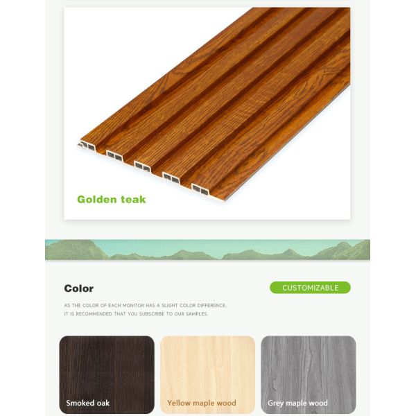 Quality Alternative PVC WPC Wall Panel Ceiling Interior Decorative Strip for sale