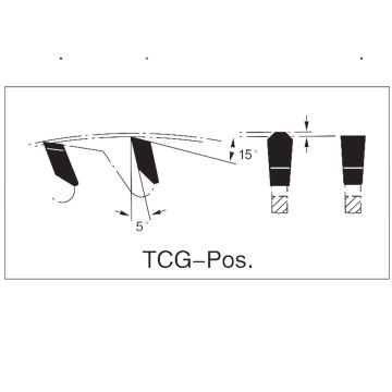 Quality Nonferrous Aluminum TCT Circular Saw Blades Automatic Feed Triple Chip Grind Pos for sale