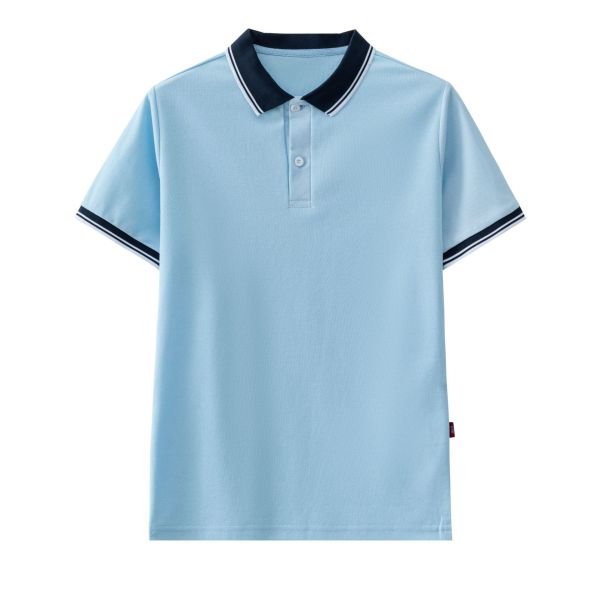 Quality Knitted Kids Polo Shirts Cotton Pique Classic School Uniform for sale