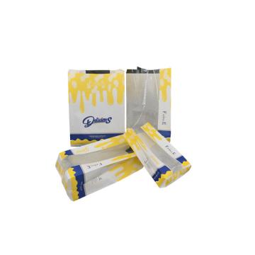 Quality Premium Greaseproof Bakery Packaging Bags / Dry Food Packaging Bags for sale