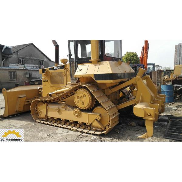 Quality Enclosed cabin Second hand bulldozer Cat D5H with 3-shank ripper for sale