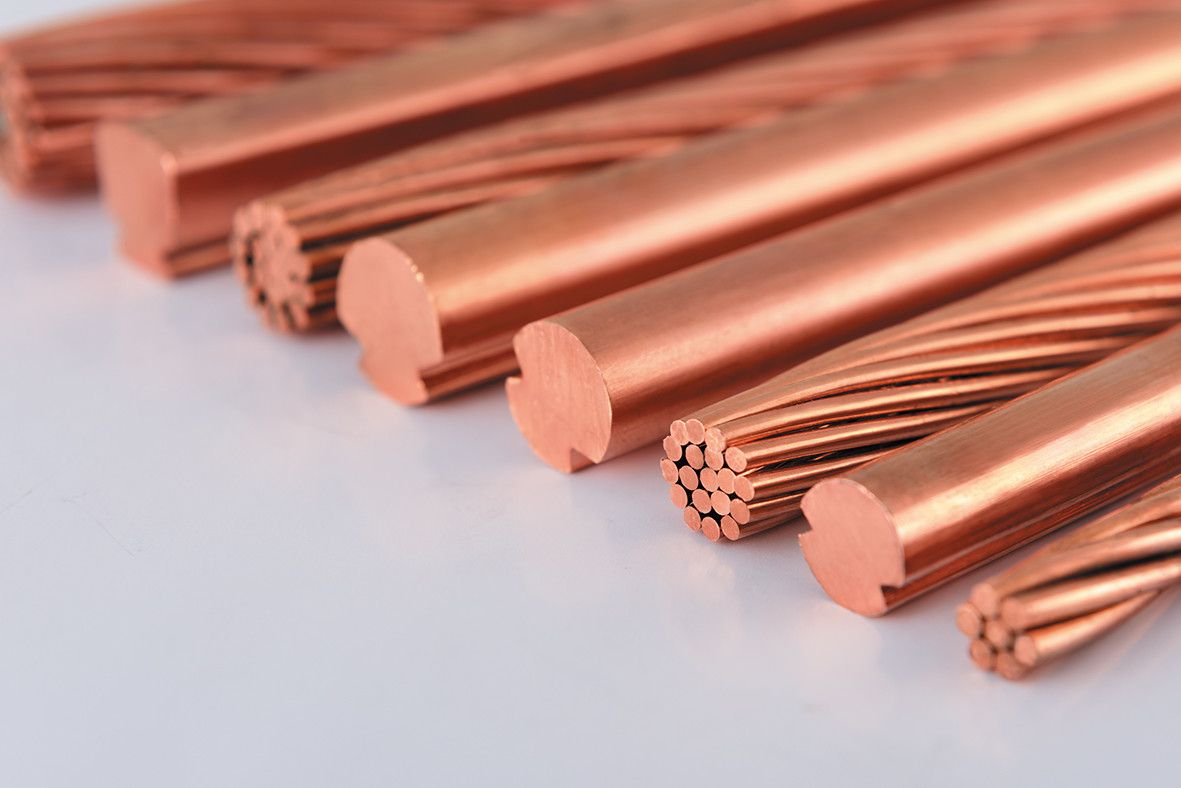 Copper Contact Wire Electrified Material Good Electrical Conductivity ...