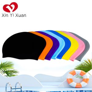 Quality stylish swim caps Comfortable Silicone Swimming Cap – Waterproof, Chlorine for sale