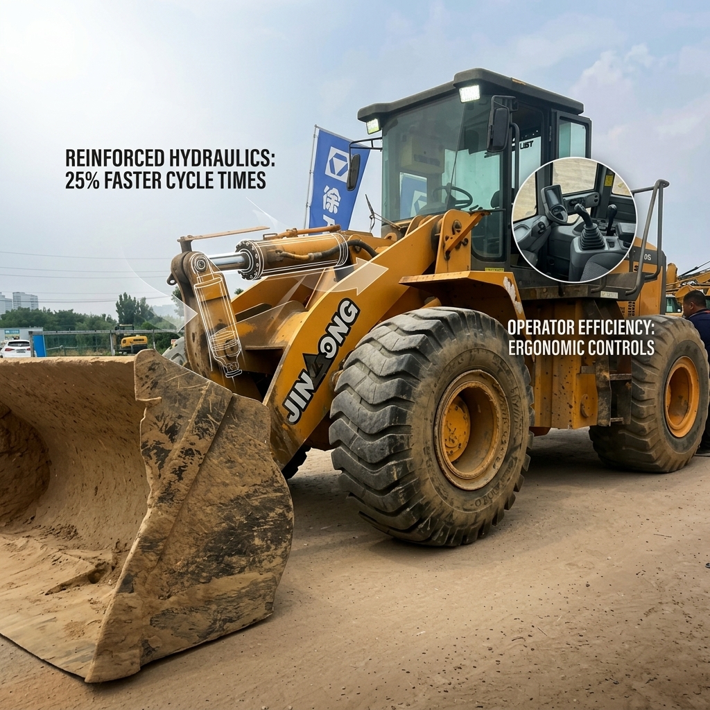 Quality XCMG LW500KN Low Hours Used Wheel Loader 5 Ton 2021 Model with Fuel-Efficient Weichai Engine for sale