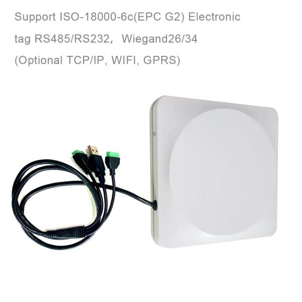 Quality 860mhz-960mhzr Long Range RFID Reader Free SDK Waterproof 8m Distance UHF Card for sale
