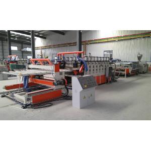 Quality Wood Plastic Double Screw Extruder , Foam Board Extrusion Line for sale