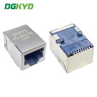 Quality KRJ-SM017NL Shielded cat5 network jack, Low profile SMD rj45 connector with for sale