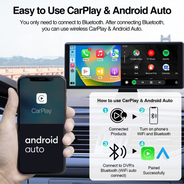Quality GRANDnavi 10.26Inch Universal Portable Navigation Device Linux System DVR for sale