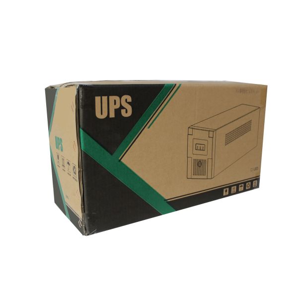 Quality LCD Display 650va 360w Small Uninterruptible Power Supply Mini Ups Power Backup for sale