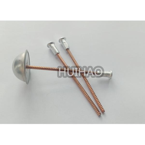 Quality 3mm Capacitor Discharge Bi Metallic Insulation Pin With Shaft for sale