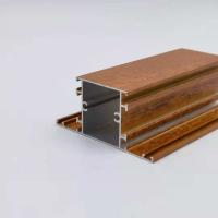 Quality Libya Algeria Wood Finish Aluminium Profiles Powder Coated Aluminum Extrusions for sale