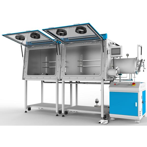 Quality Double-Station Inert Gas Glove Box Ensures Water Oxygen Content ≤0.1ppm And for sale