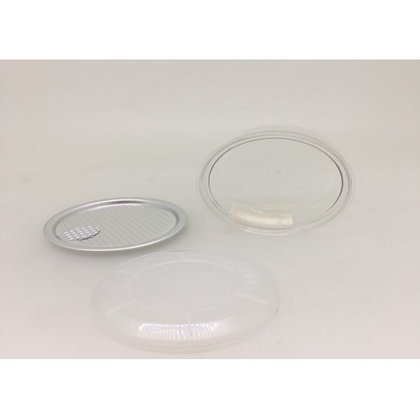 Quality 100ml Clear Plastic Cylinder For Dry Fruit / Nut BPA Free Leak Proof for sale