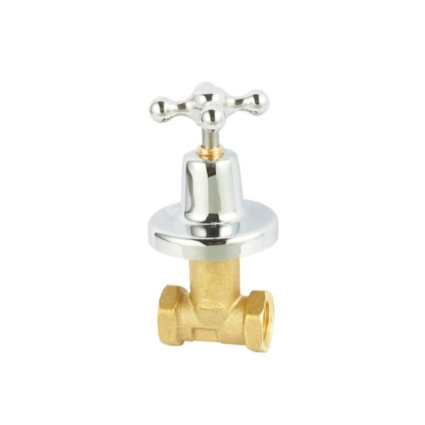 Quality Cross Butt Welding Oblique DN20 Brass Stop Valve Abrasion Proof for sale