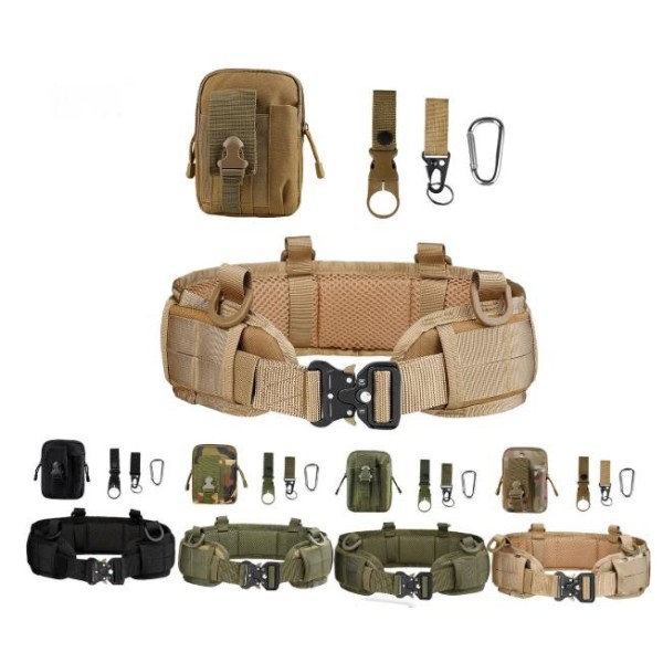 Quality Multi-Functional Tactical Waist Belt Set, Outdoor MOLLE Tactical Belt For Military Enthusiasts And CS Field Combat for sale