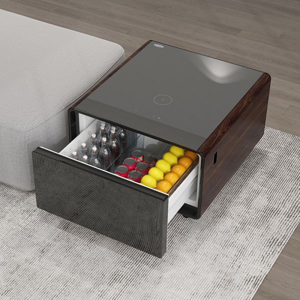Quality Modernize Your Living Room with This Smart Touch Screen Table Mini Fridge and for sale