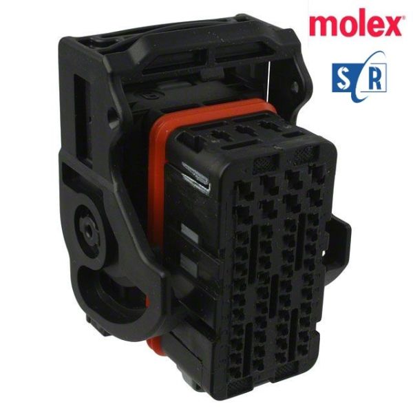 Quality 64320-3311 Molex Sealed Connector CMC Receptacle Right Wire Output Black Coding for sale