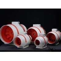 Quality Toilet Plastic Mixed Flow Inline Duct Fans Extractor Ventilation Exhaust Blower for sale