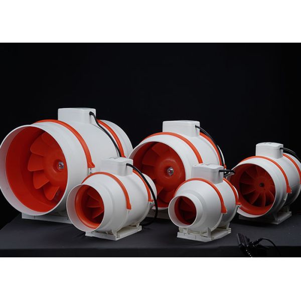Quality Toilet Plastic Mixed Flow Inline Duct Fans Extractor Ventilation Exhaust Blower for sale