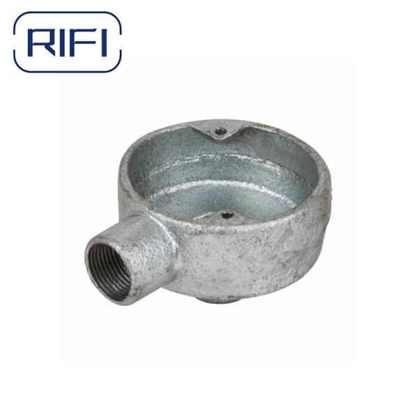 Quality 1 Hole 20mm Knockout Circular Junction Box Conduit Loop In Box for sale