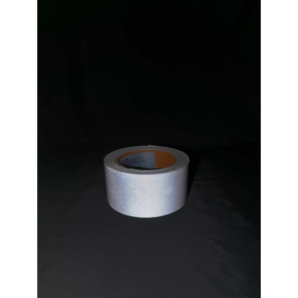 Quality High Viz Silver Reflective Fabric Tape For Garments for sale