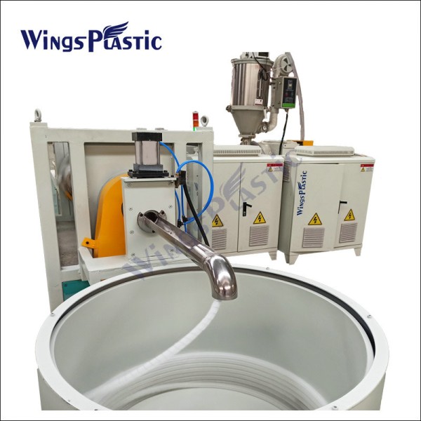 Quality Plastic Hdpe Pp Pe Hydraulic Spiral Wrap Protector Hose Extrusion Making Machine for sale