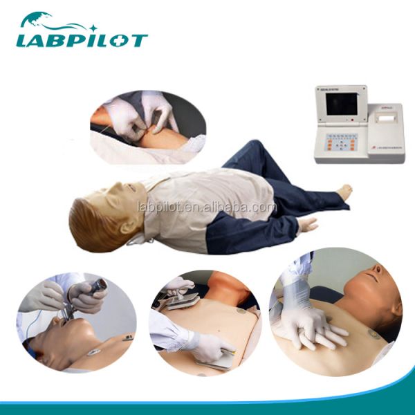 Quality Manikin for Intelligent Medical Training CPR Intubation ECG Defibrillation and Pacing for sale