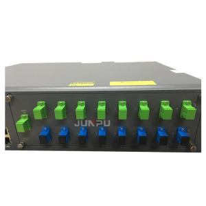 Quality Network FTTH Wdm Edfa Combiner , 8 Ports Catv Amplifier 19dbm With SNMP for sale