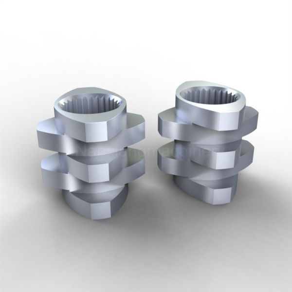 Quality Precision Machined Neutral Kneading Block 316L HIP  Twin Screw Extruder Parts for sale