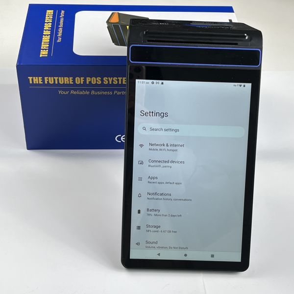 Quality 3GB 16GB Android Restaurant POS 8 Inch POS Machine With Touch Screen for sale