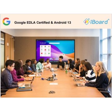 Quality Google EDLA Certificated Android 13 Touch Screen Monitor Interactive Flat Panel for sale