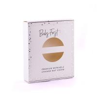 Quality white 100mm Width Hard Board Paper Box With Transparent Window for sale