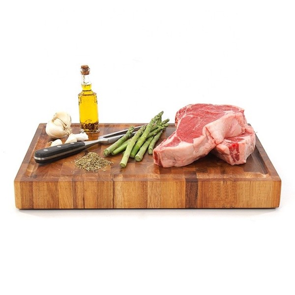 Quality Custom Logo Acceptable Wooden Plain Color Wood Cutting Board for Culinary Creations for sale