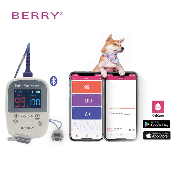 Quality Multiparameter Veterinary Patient Monitor Pulse Rate Heart Rate for sale
