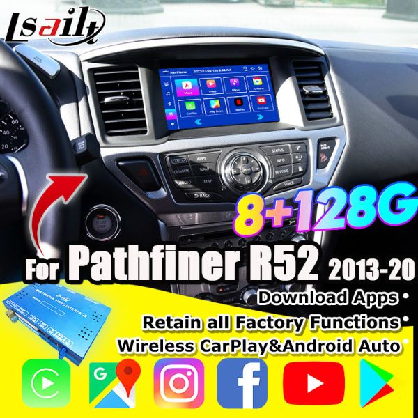 Quality Nissan Multimedia Interface 8G Android 13 Infotainment Interface for Pathfinder R52 2013-2020 Armada Patrol with CarPlay for sale